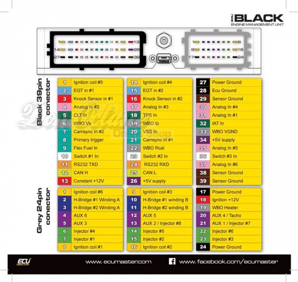 ECUMASTER EMU black DON OCTANE | Don Octane Online Shop